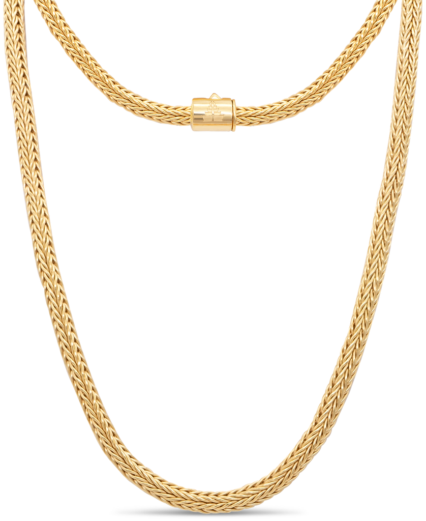 Foxtail Chain Necklace 5mm Round