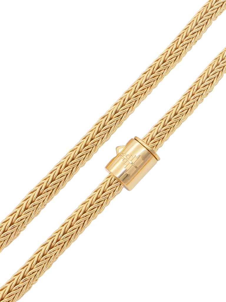 Foxtail Chain Necklace 5mm Round